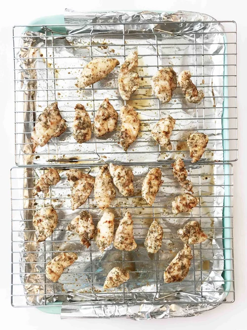 Skinny Baked Garlic Parmesan Boneless Chicken Wings — The Skinny Fork