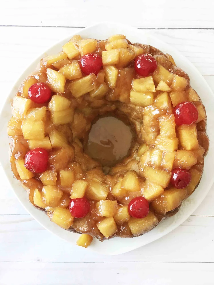 Pineapple Upside-Down Monkey Bread — The Skinny Fork