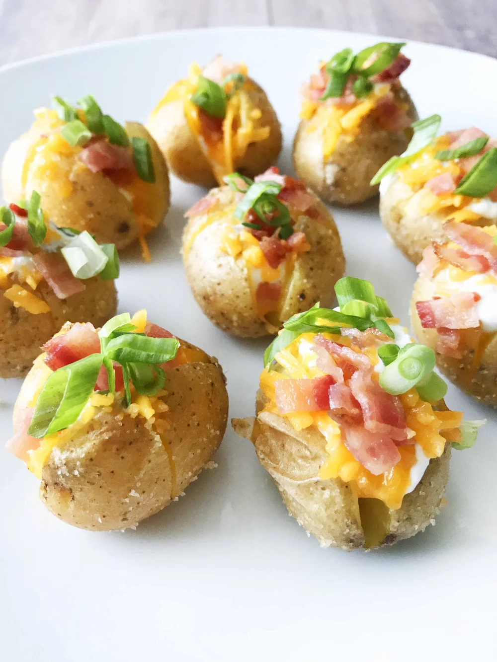 Mini Baked Potatoes — The Skinny Fork
