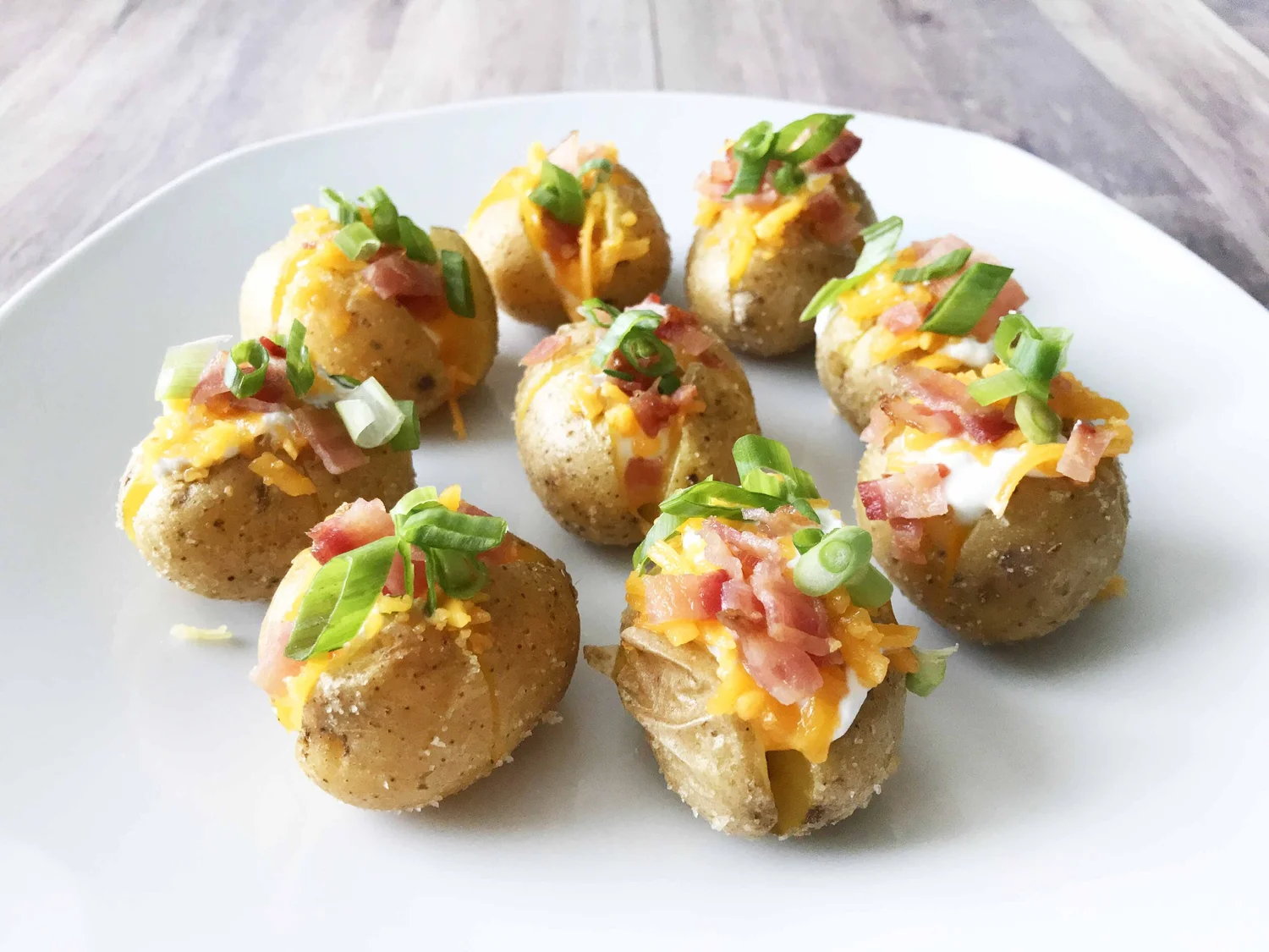 Mini Baked Potatoes — The Skinny Fork