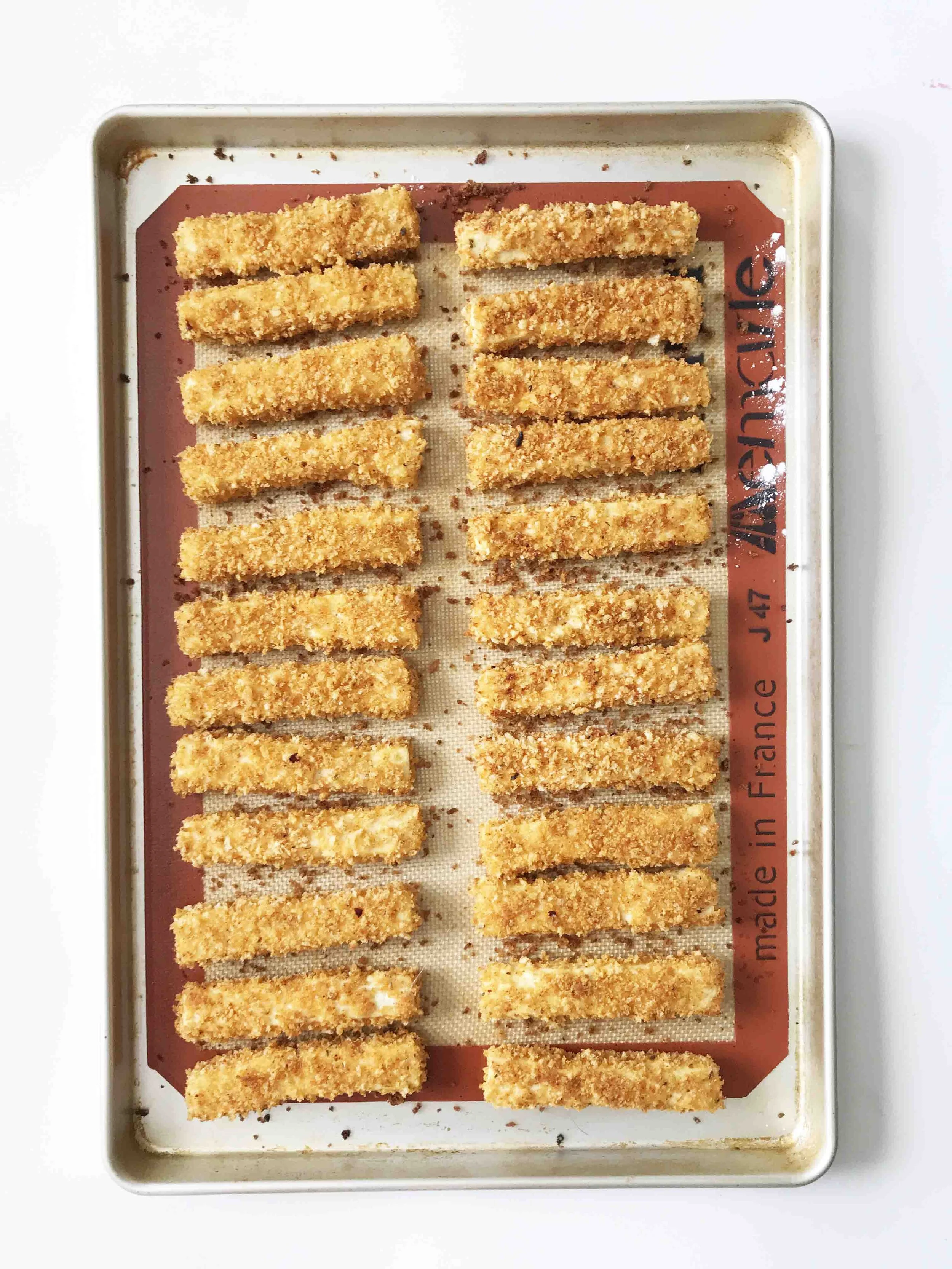 Baked Buffalo Tofu Strips — The Skinny Fork