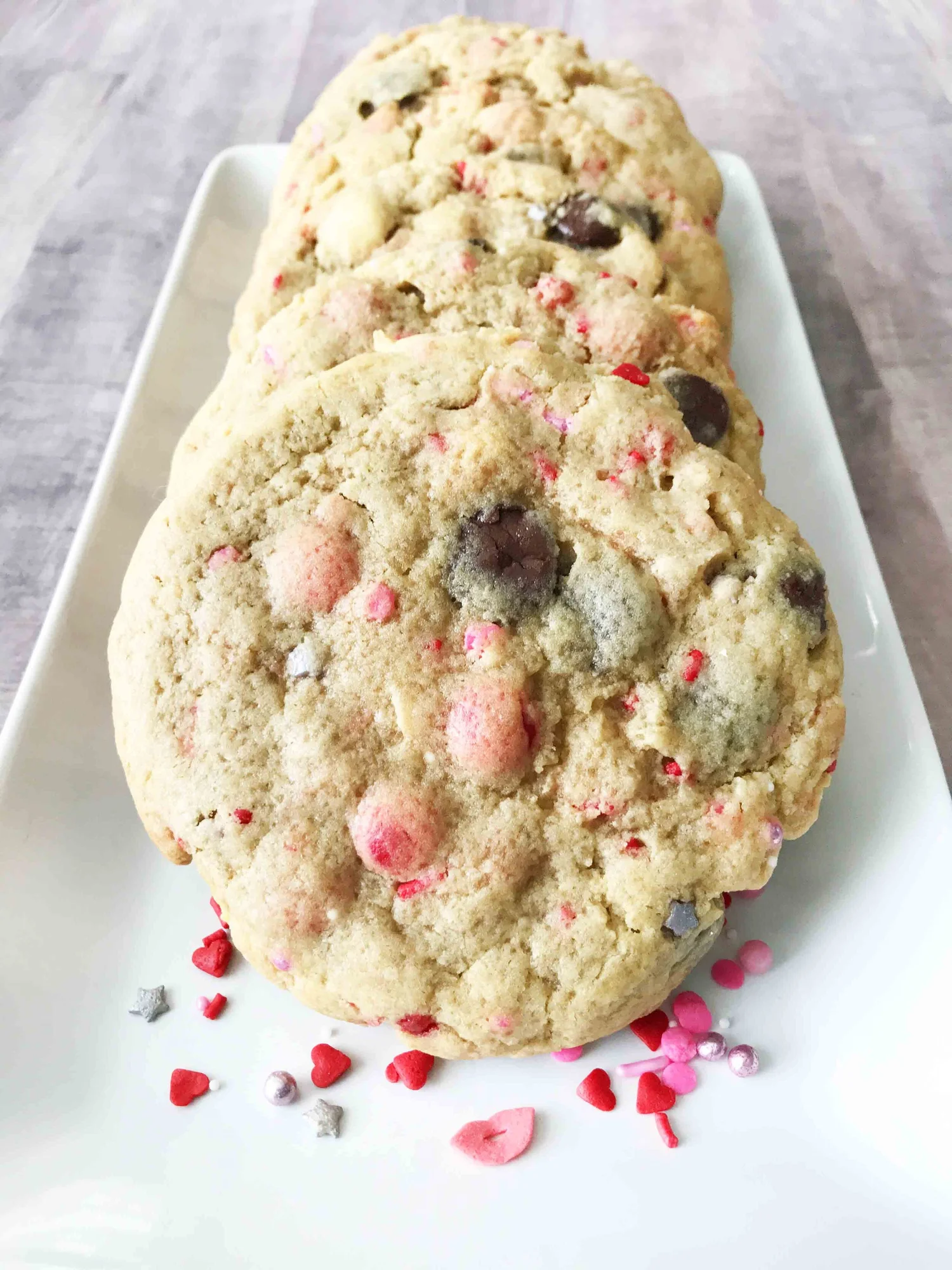 Giant Valentine Cookies — The Skinny Fork