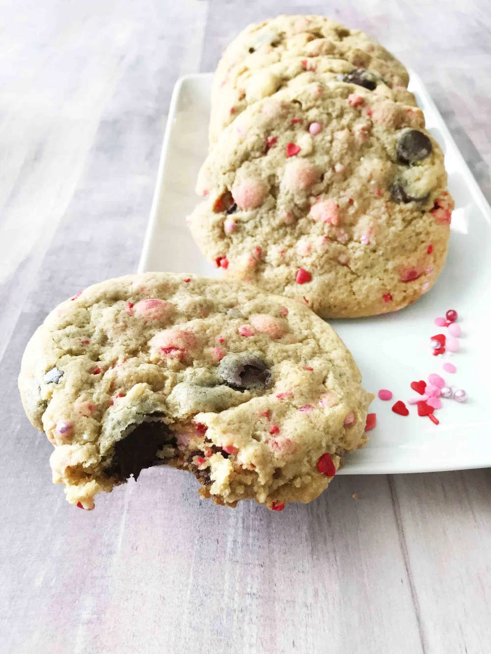 Giant Valentine Cookies — The Skinny Fork