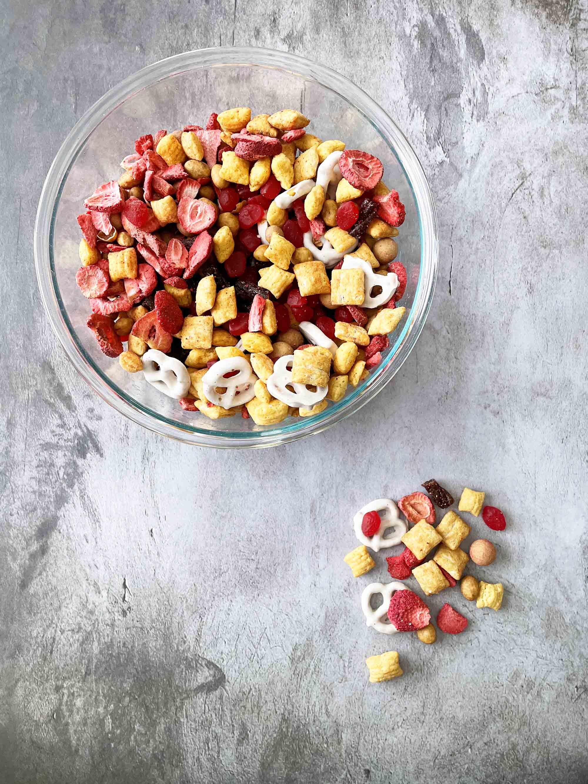 PB&J Snack Mix — The Skinny Fork