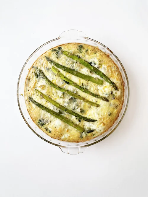 Spring Vegetable Crustless Quiche — The Skinny Fork