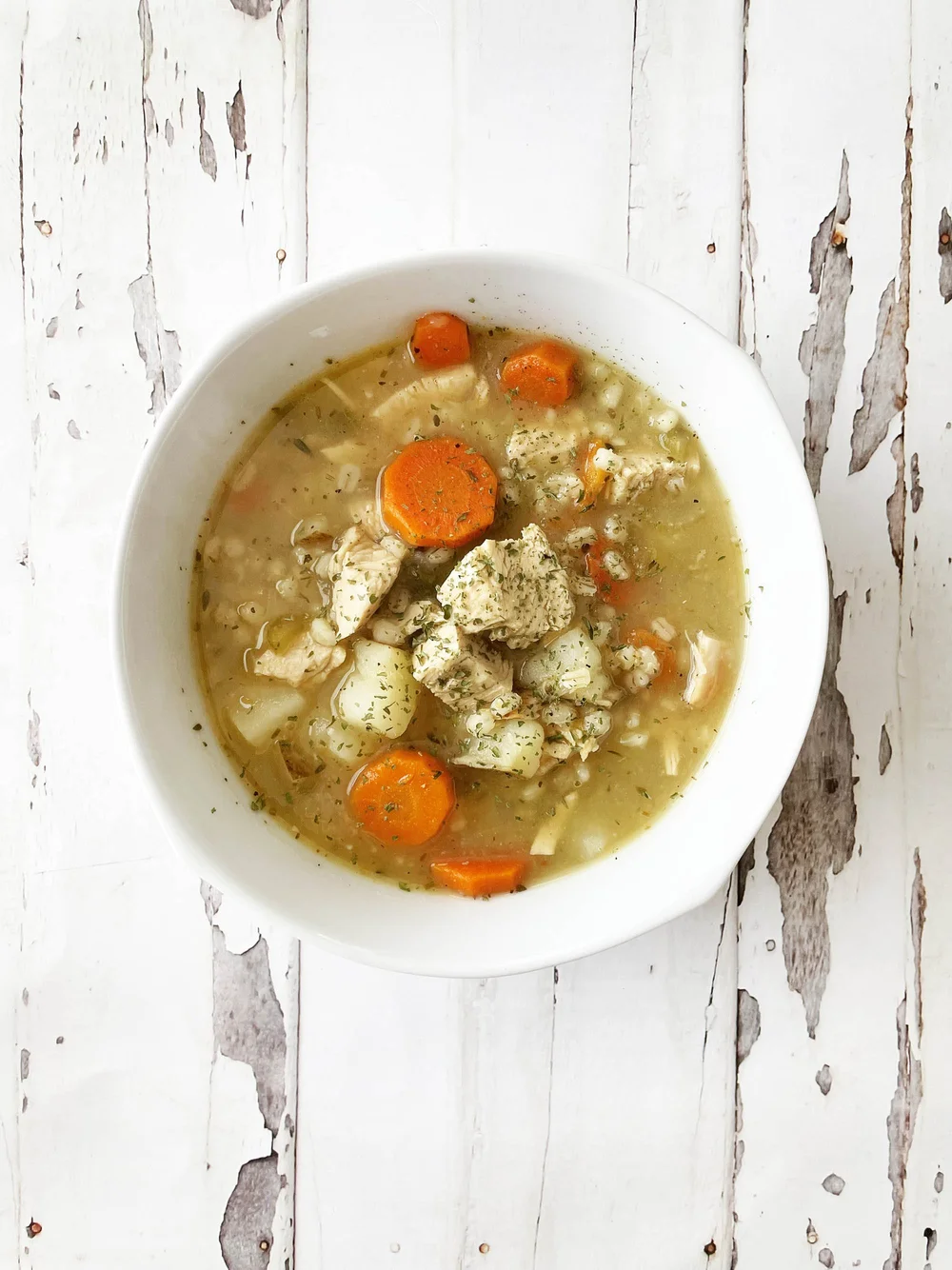 Chicken & Barley Stew — The Skinny Fork