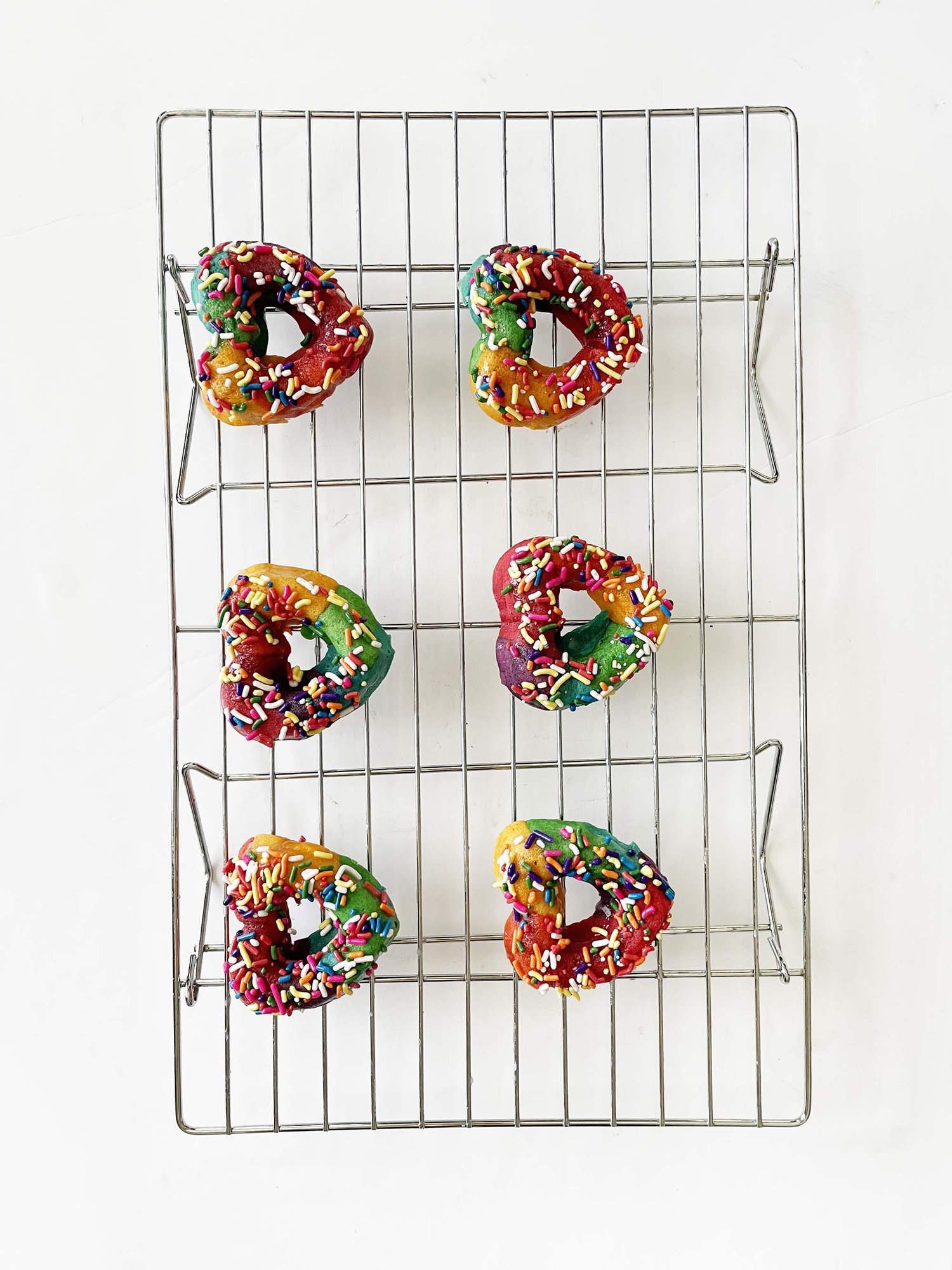 Rainbow Pride Donuts — The Skinny Fork