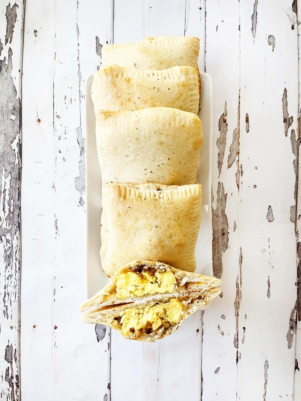 Bacon, Egg & Cheese Breakfast Pockets — The Skinny Fork