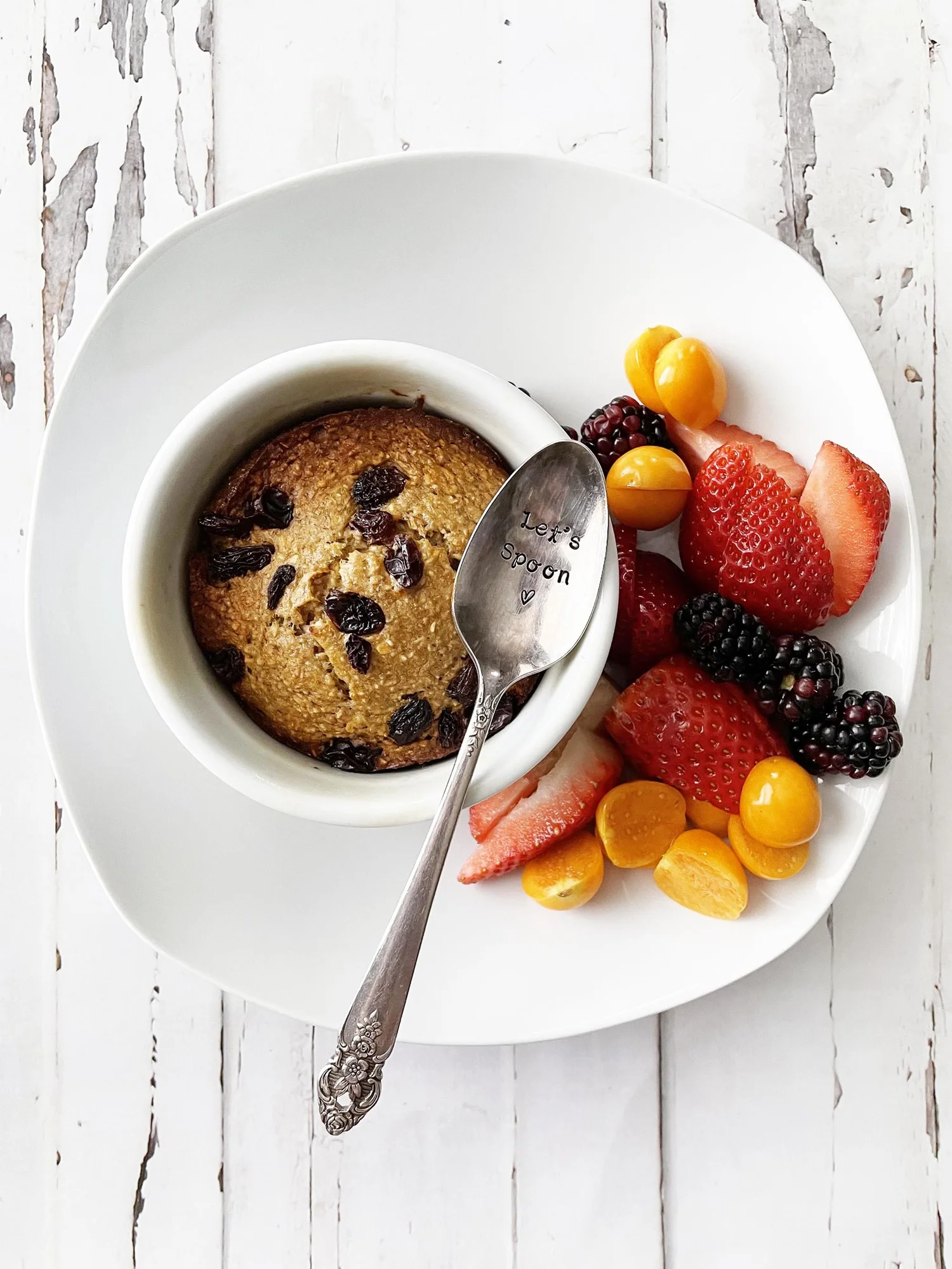 Oatmeal Cookie Blended & Baked Oats — The Skinny Fork
