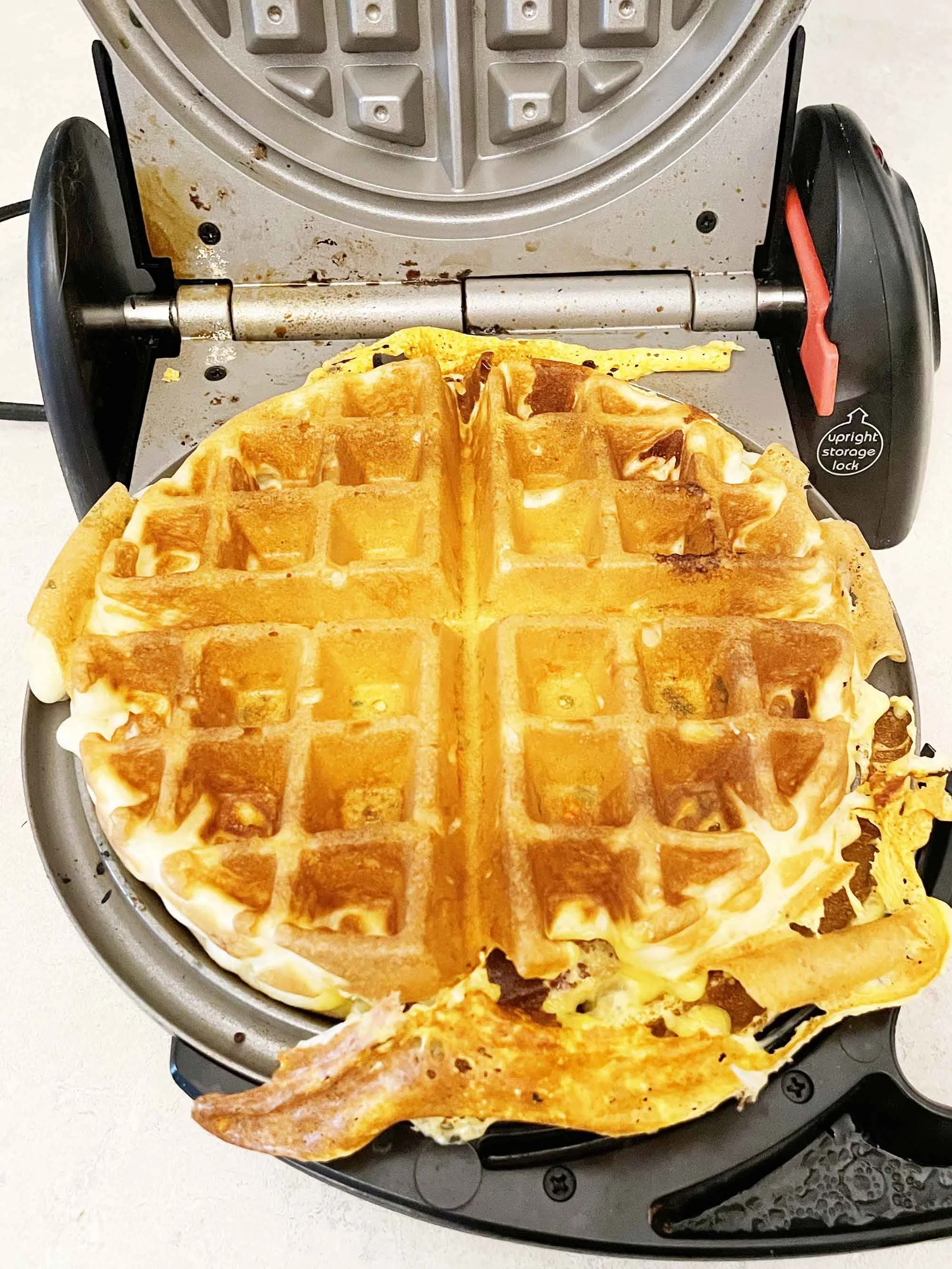 Bacon, Egg & Cheese Waffle — The Skinny Fork