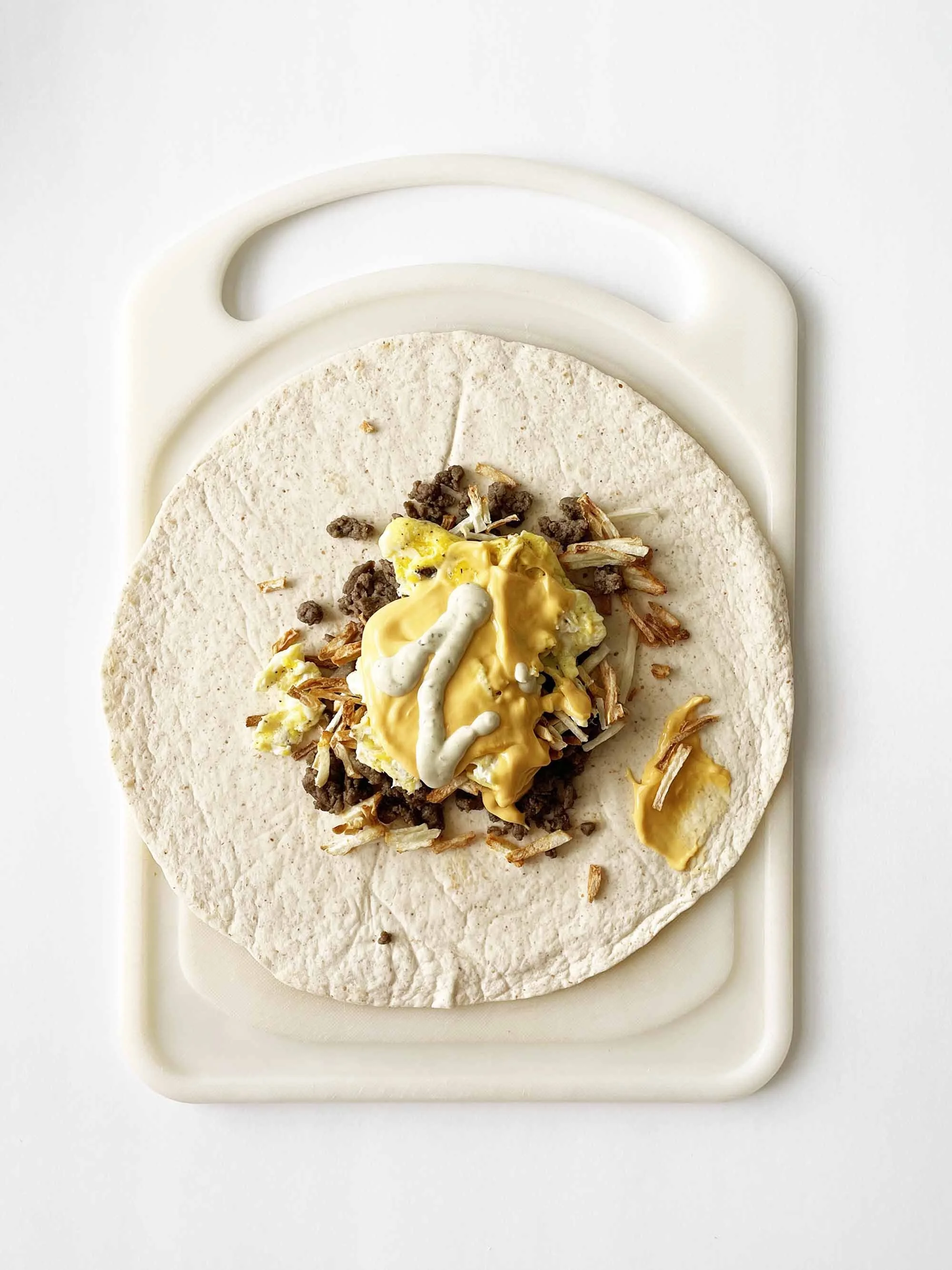 Lightened Up Breakfast Crunchwrap — The Skinny Fork