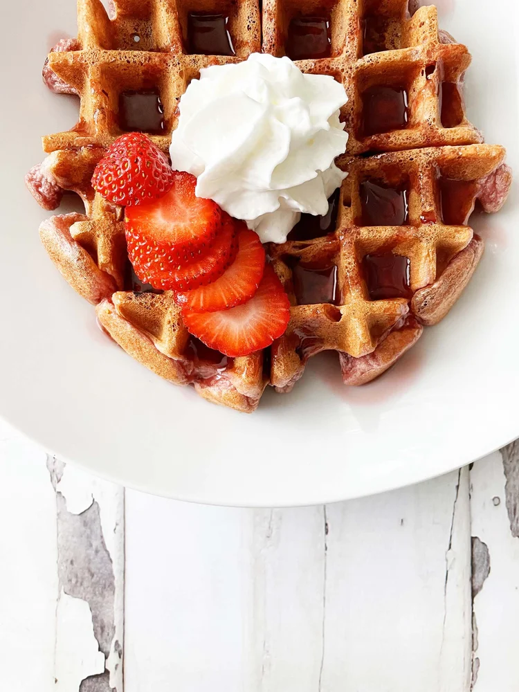 Strawberry Waffles — The Skinny Fork