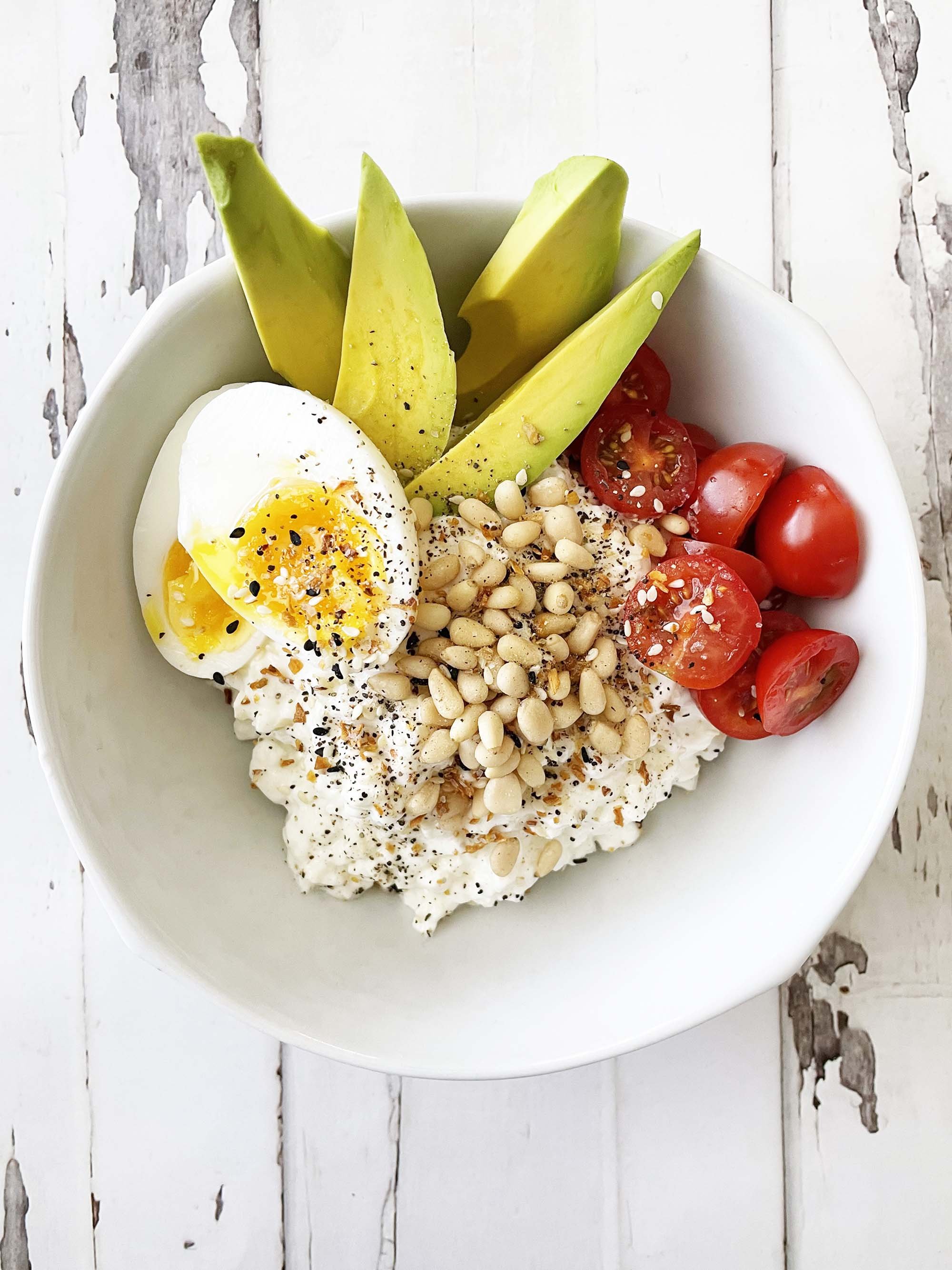California Cottage Cheese Bowl The Skinny Fork