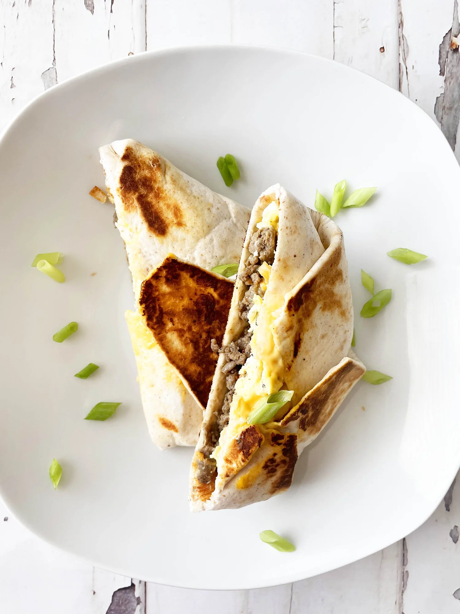 Lightened Up Breakfast Crunchwrap — The Skinny Fork