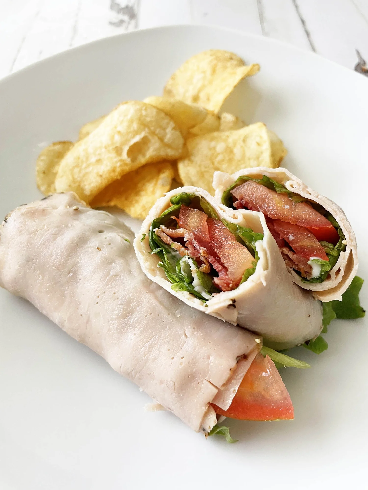 Turkey Wrapped BLT — The Skinny Fork