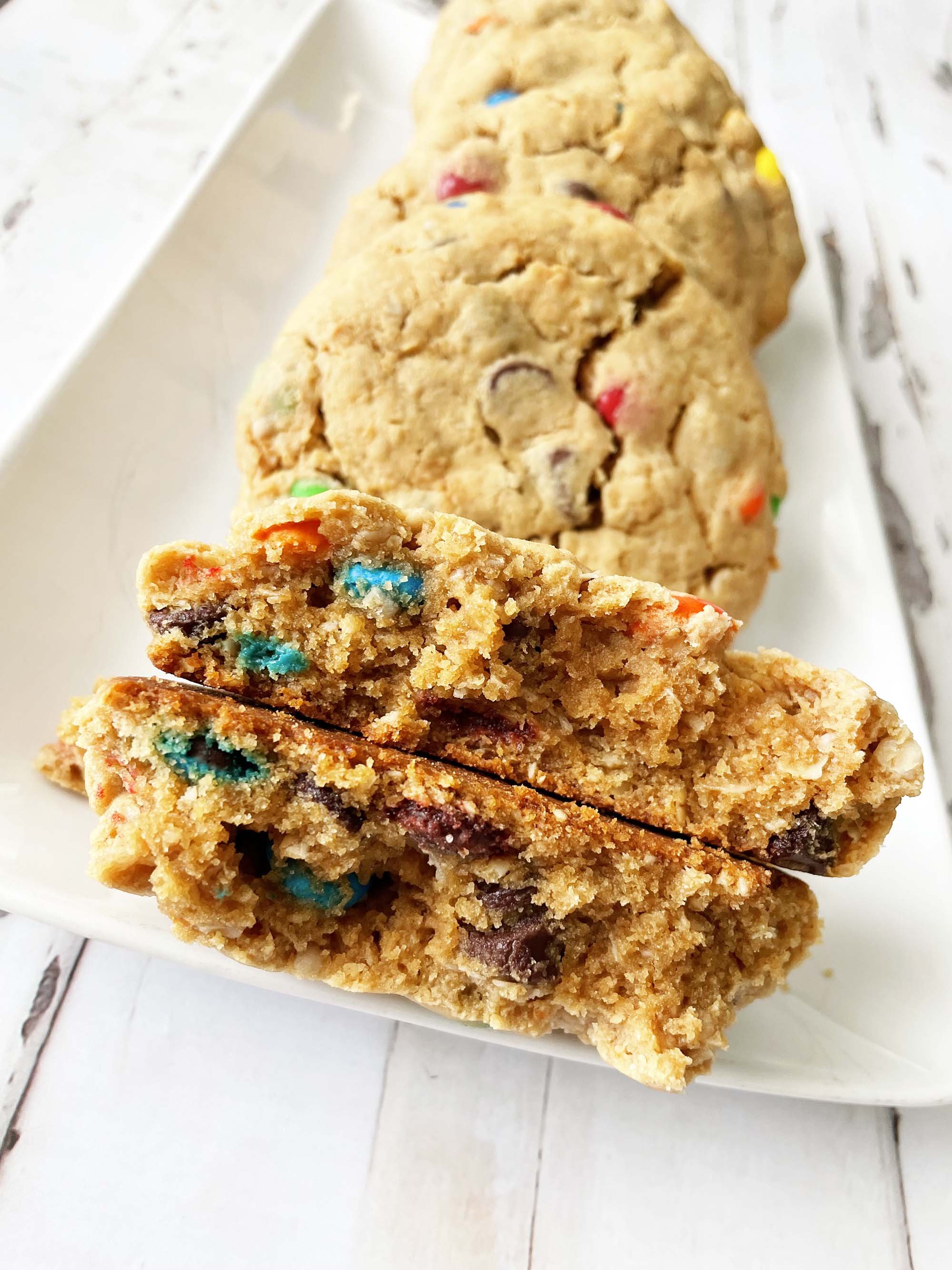Giant Monster Cookies — The Skinny Fork