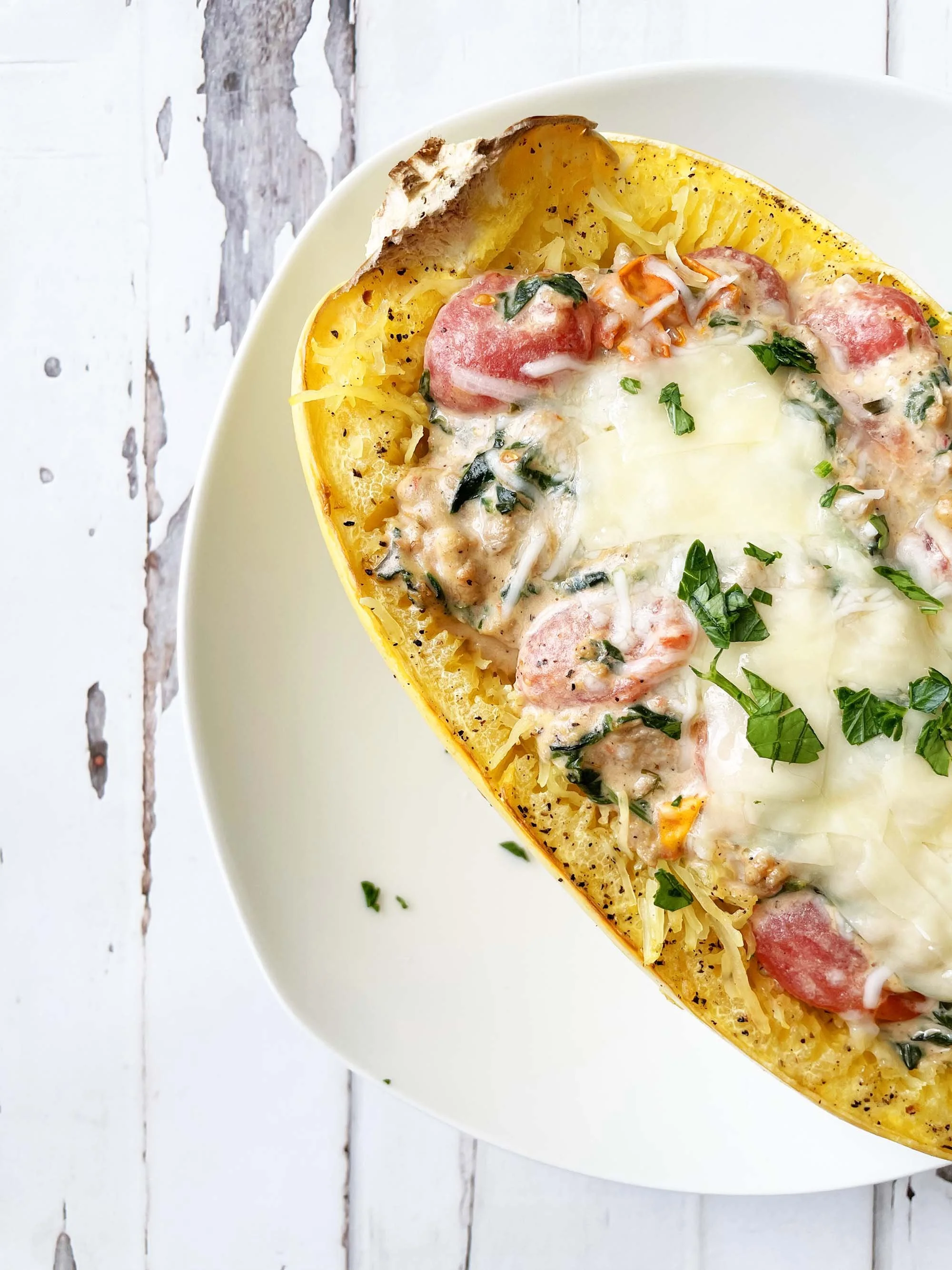 'Viral' Spaghetti Squash Bowl — The Skinny Fork