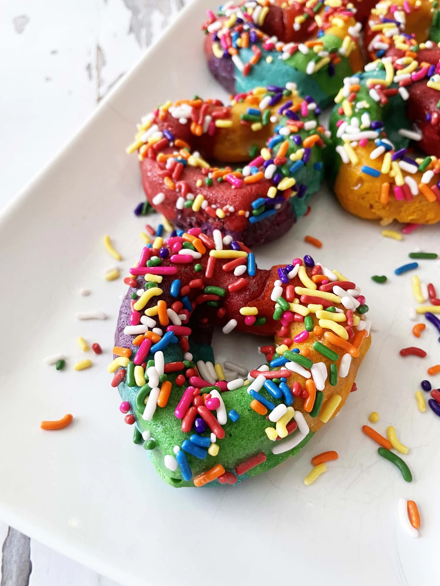 Rainbow Pride Donuts — The Skinny Fork