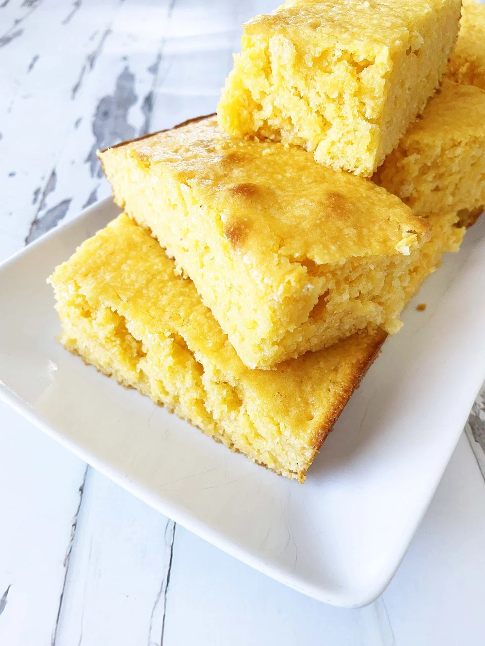 Easy Cheesy Cornbread — The Skinny Fork