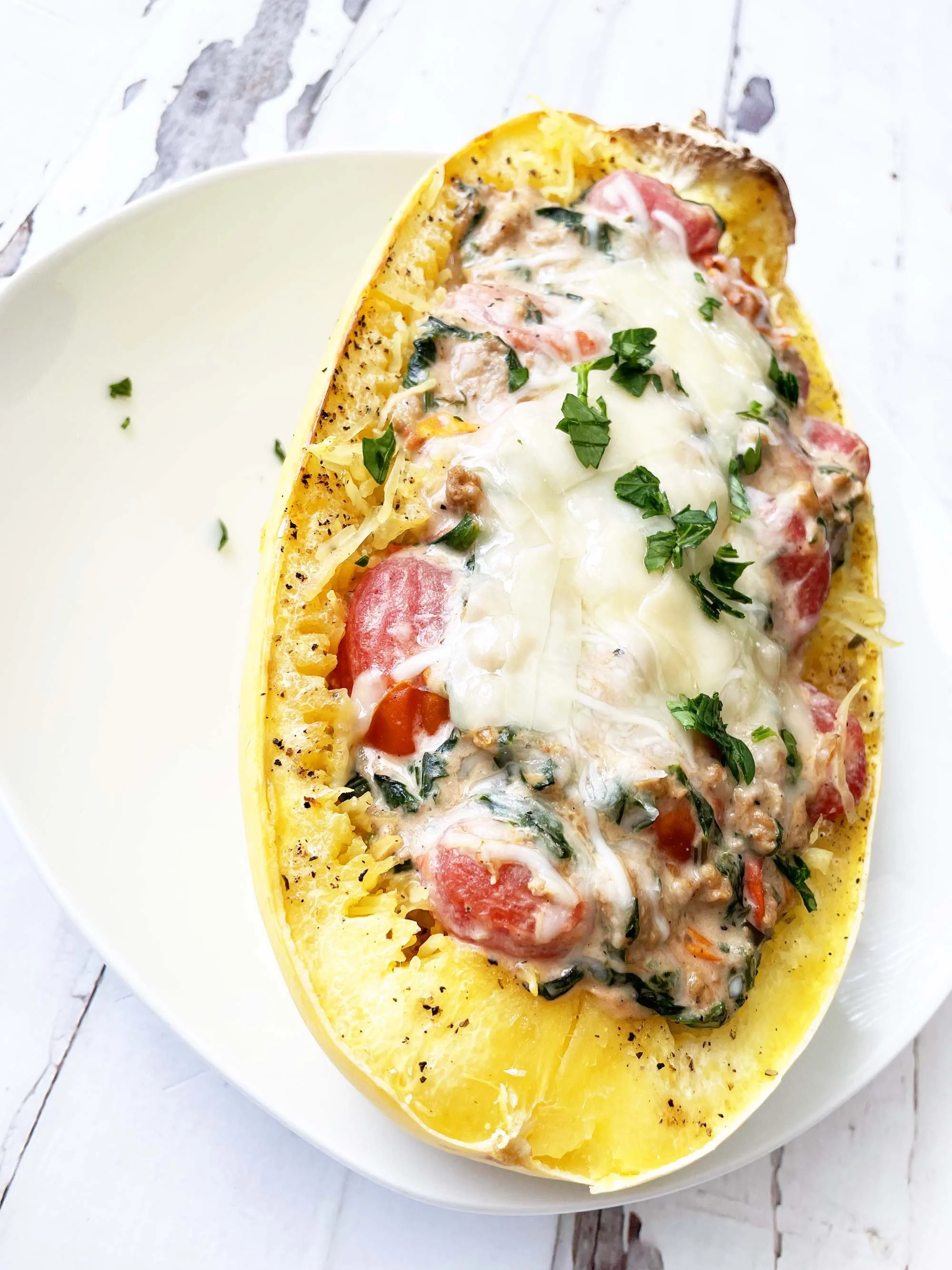 'Viral' Spaghetti Squash Bowl — The Skinny Fork