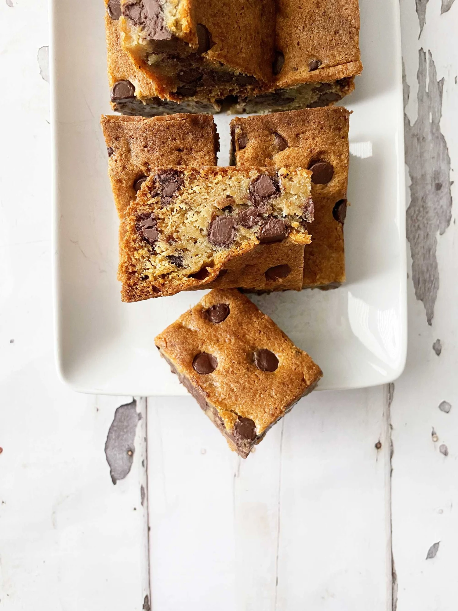 Chocolate Chip Cookie Bars — The Skinny Fork