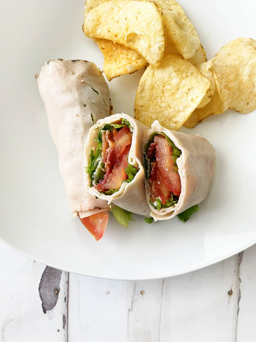 Turkey Wrapped BLT — The Skinny Fork