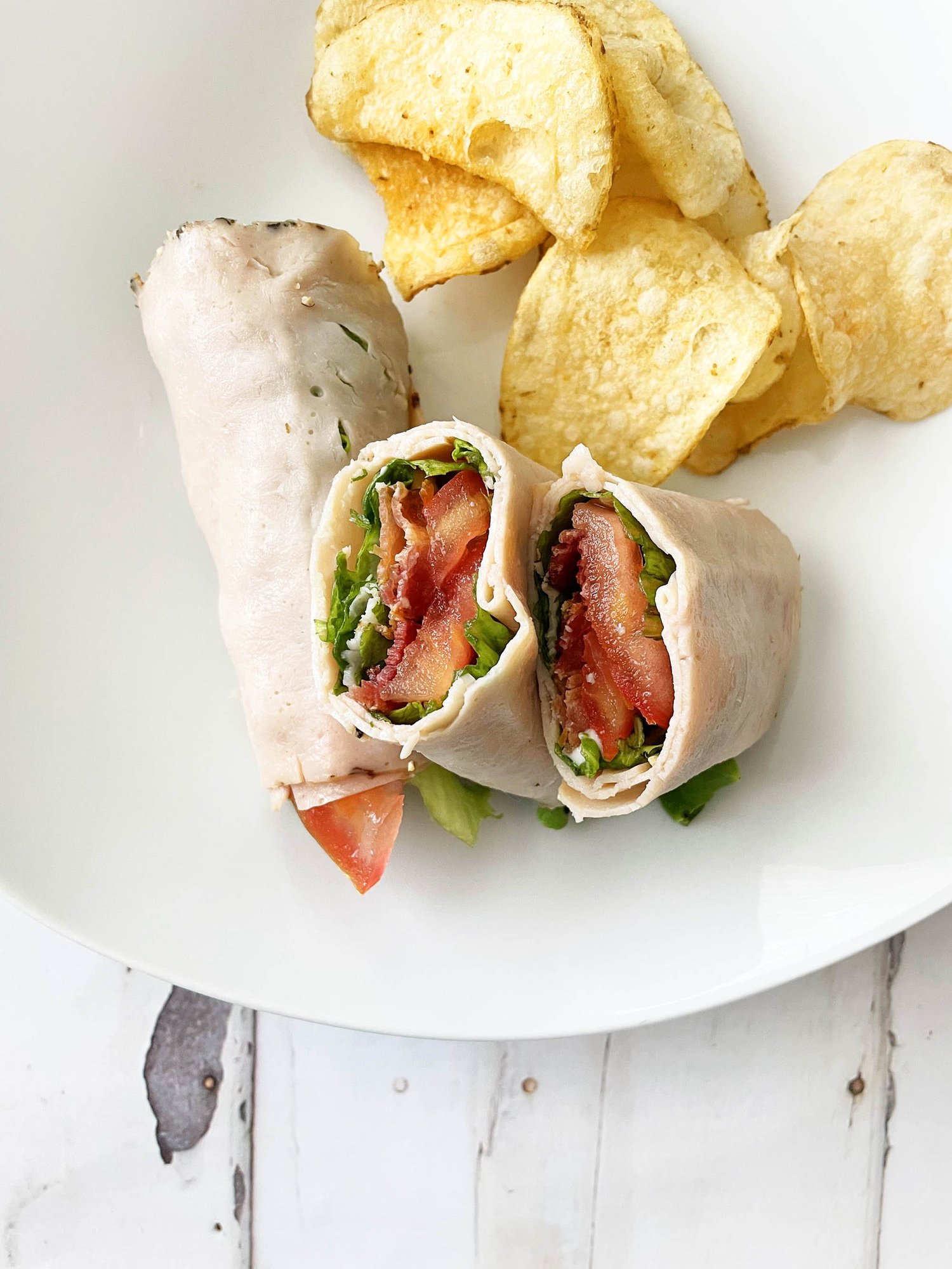 Turkey Wrapped BLT — The Skinny Fork