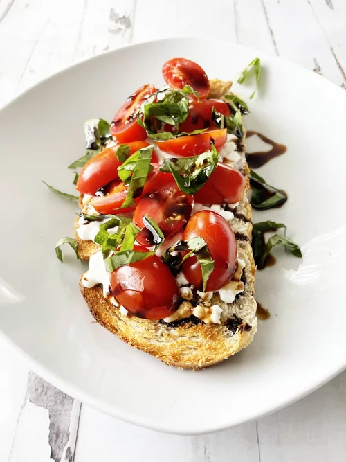 Caprese Toast — The Skinny Fork