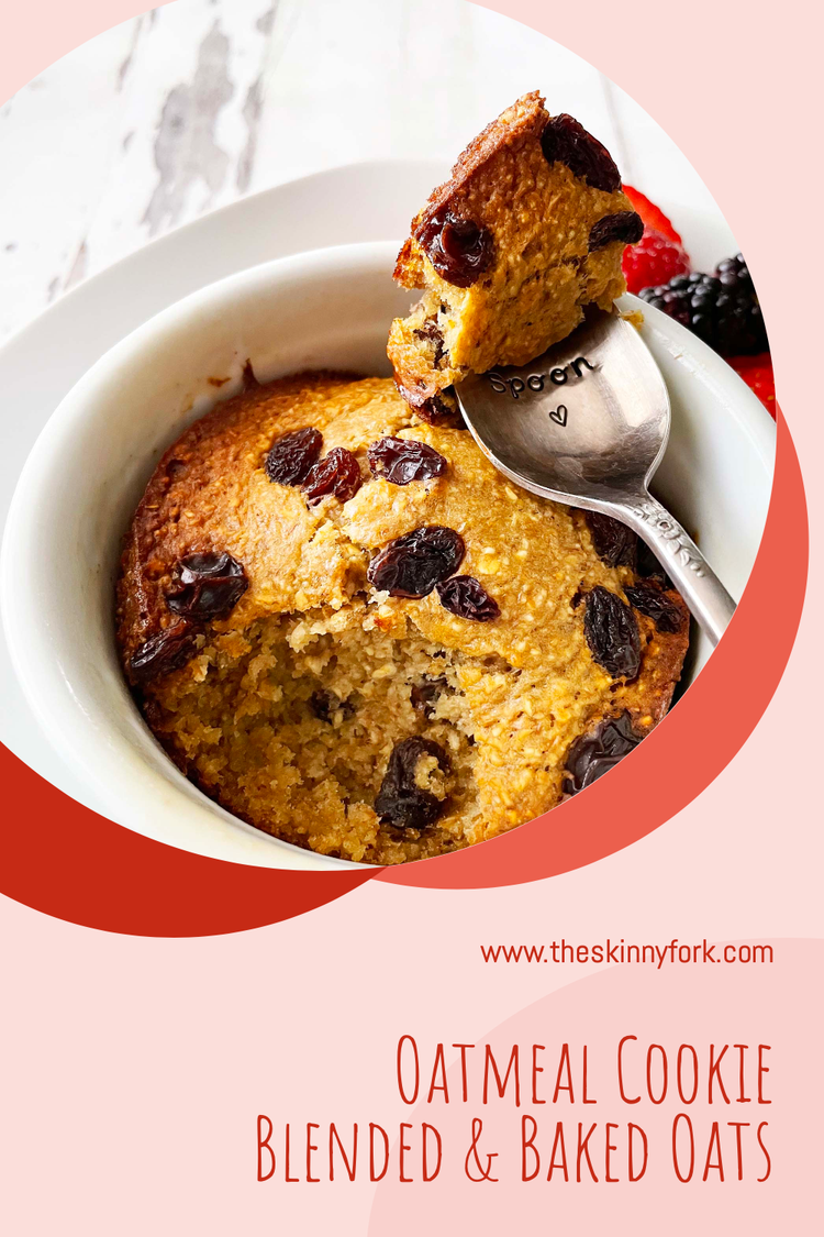 Oatmeal Cookie Blended & Baked Oats — The Skinny Fork