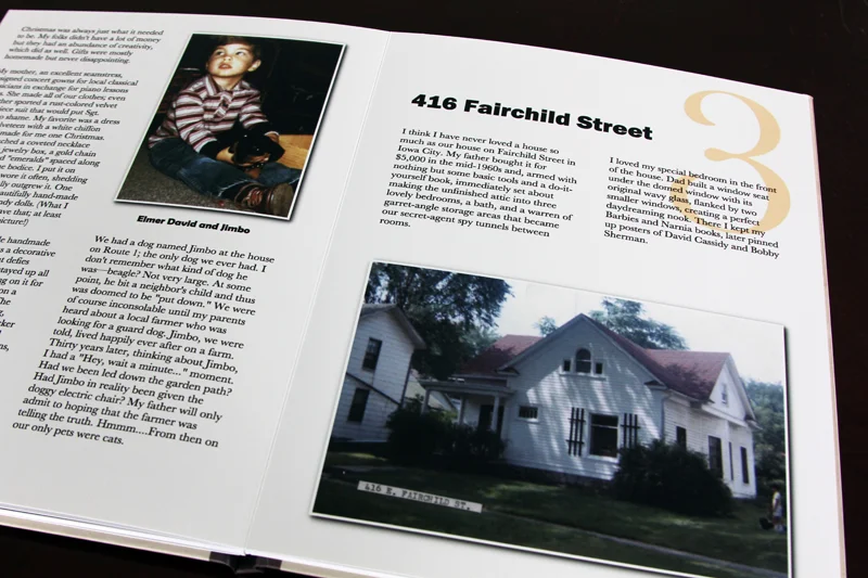 Making a Book of Personal Memories — Pictures and Stories