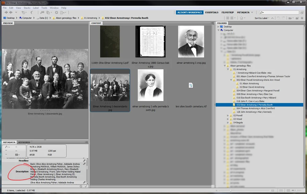 How to Organize Your Digitized Genealogy Photos — Pictures and Stories