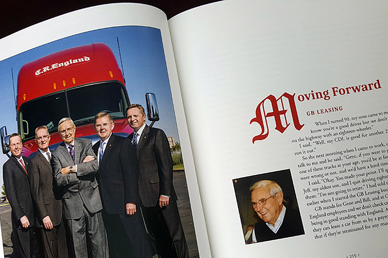 Book Highlight: Truckin' with C.R. England's Eugene England — Pictures ...