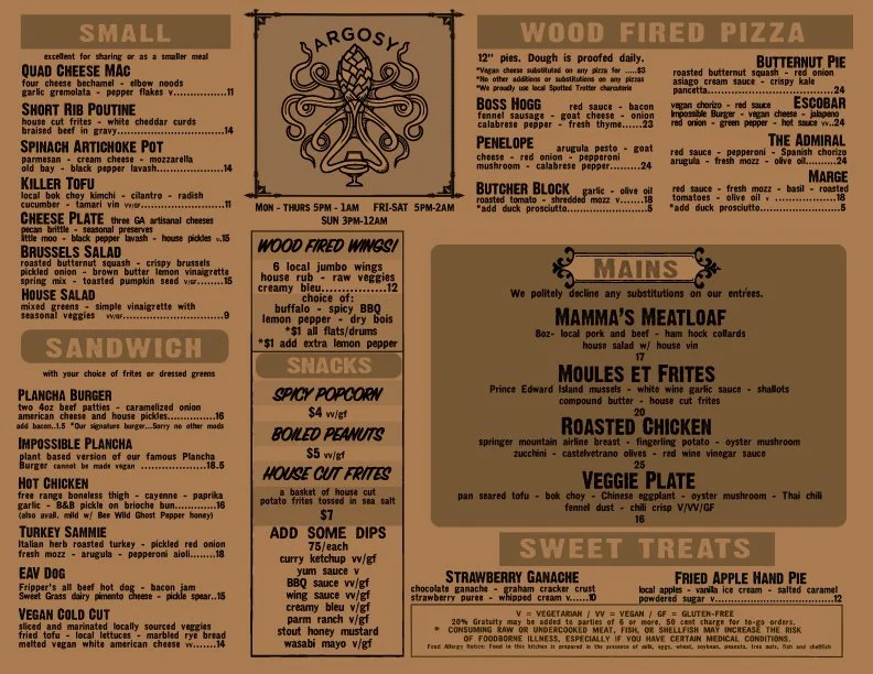 DINNERDINNER — ARGOSY East Atlanta Village