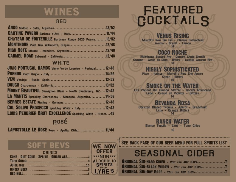 DINNERDINNER — ARGOSY East Atlanta Village