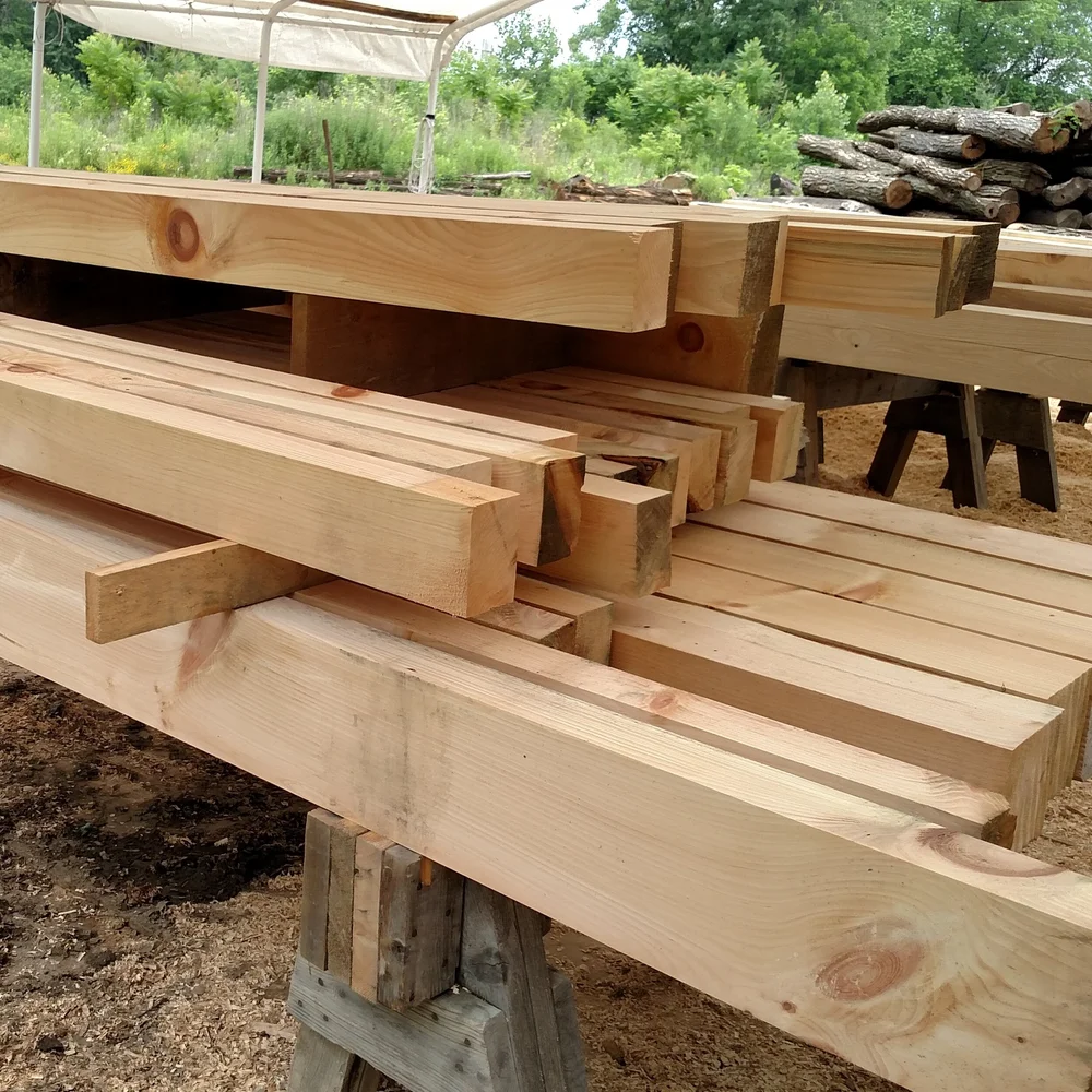 White Pine Beams and Timbers — Ogonek Custom Hardwoods