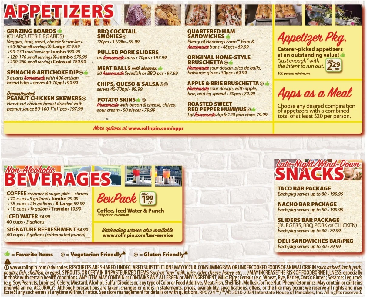 Wedding Catering — ROLL'N PIN CATERING