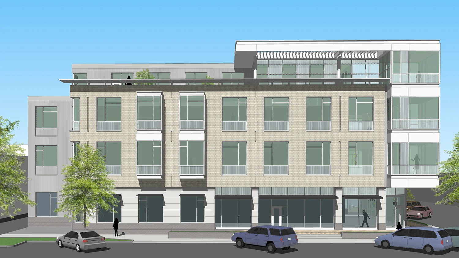 Mix Used Building Elevation Designs