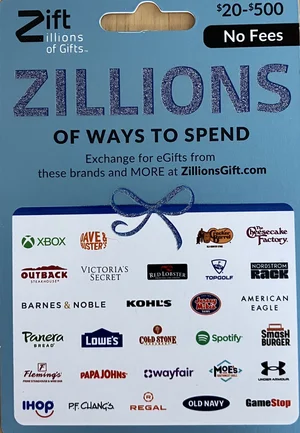 Complete guide to all 3(+) Zillions/Zift card designs and Just4U ...