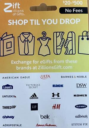 Complete guide to all 3(+) Zillions/Zift card designs and Just4U ...