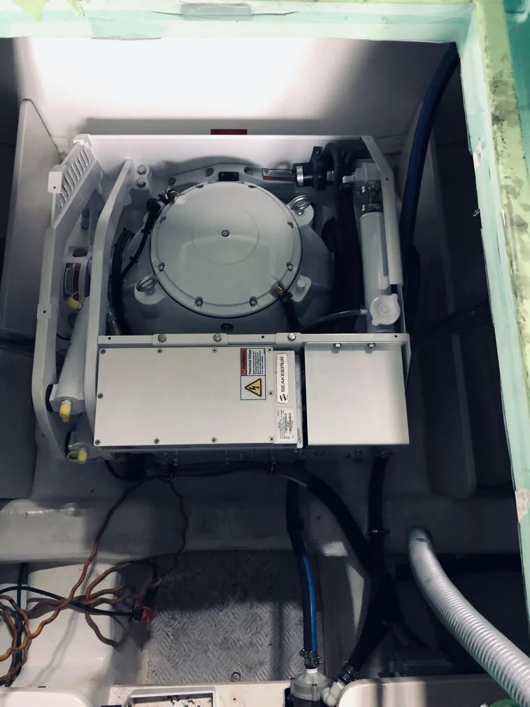 48’ Grand Banks Seakeeper 6 Installation — Maine Yacht Center