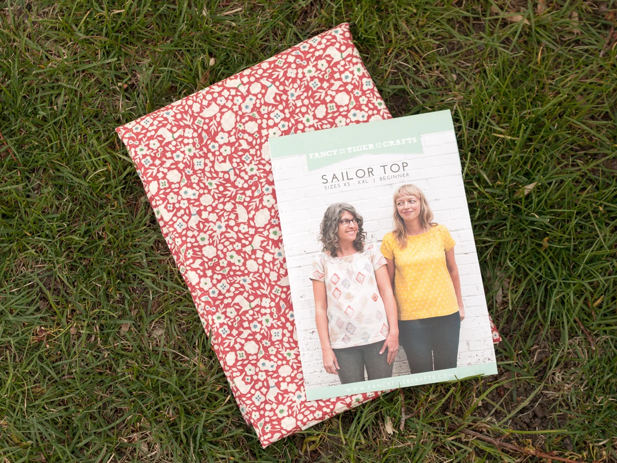 GIVEAWAY || SAILOR TOP PATTERN & FABRIC FROM FANCY TIGER CRAFTS! — VERY ...