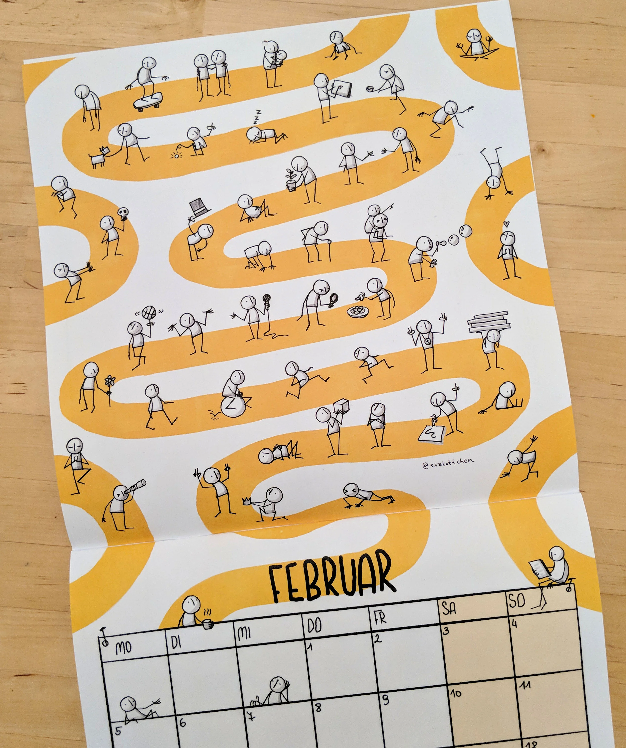 Sketchnote Calendar 2018 (& Give-Away Winners!) — Eva-Lotta Lamm