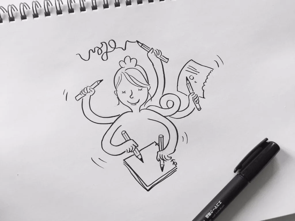 Sketchnote Calendar 2018 (& Give-Away Winners!) — Eva-Lotta Lamm