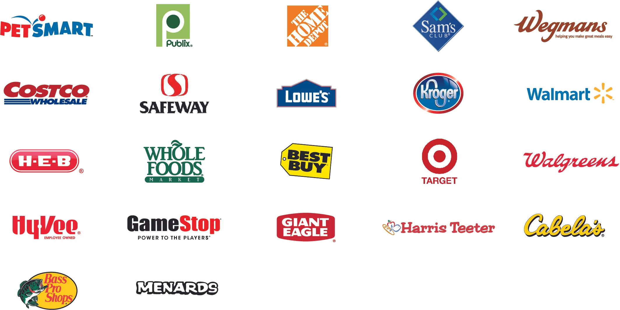 American Supermarket Logos
