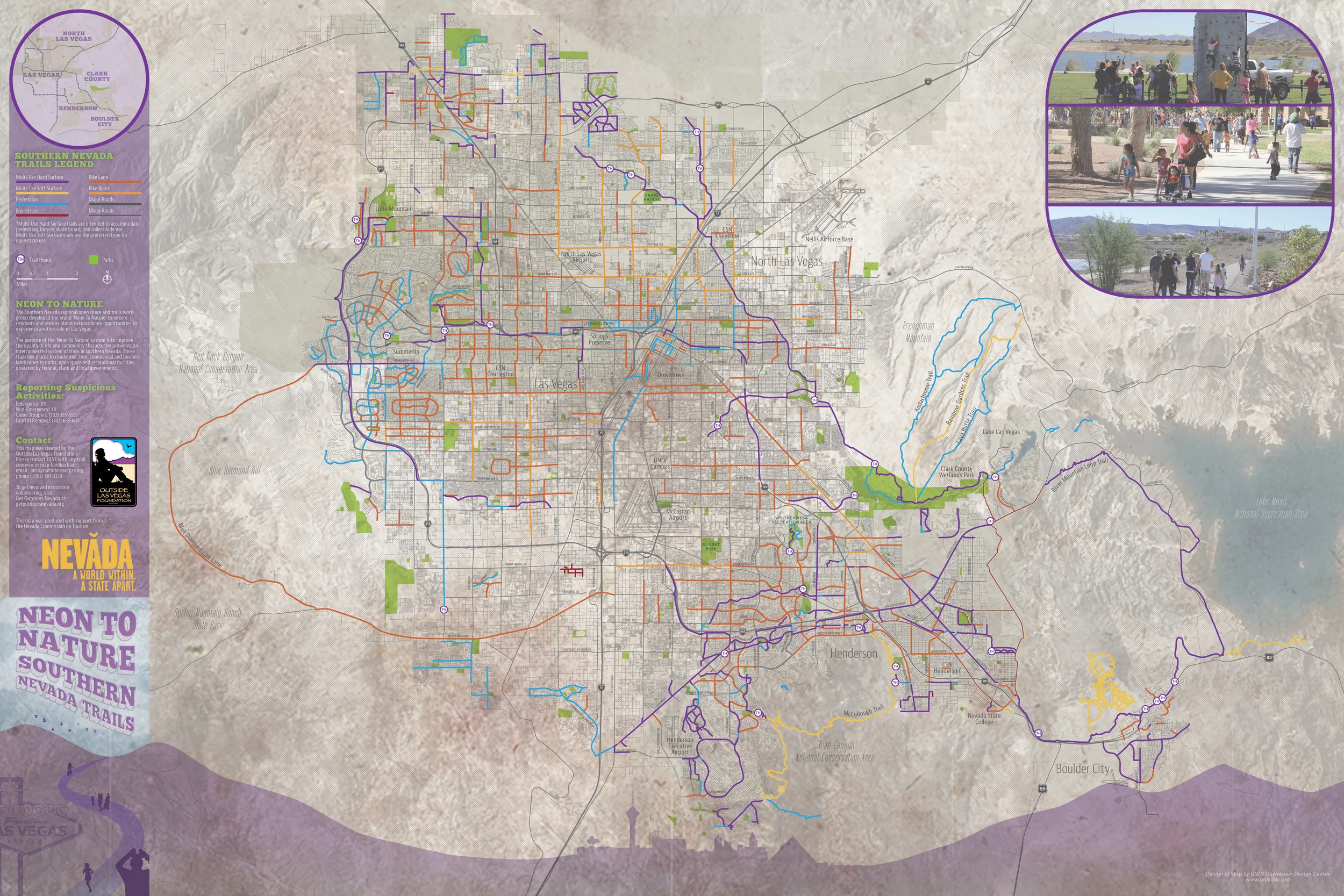 Las Vegas Valley Map Of Towns