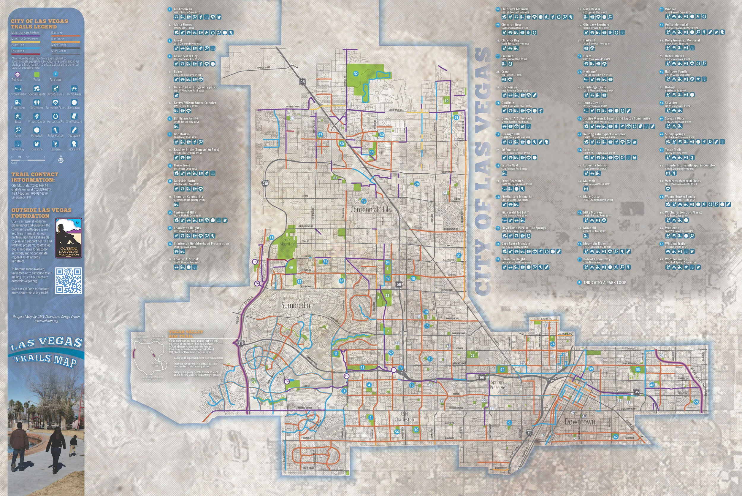 Las Vegas Valley Map Of Towns