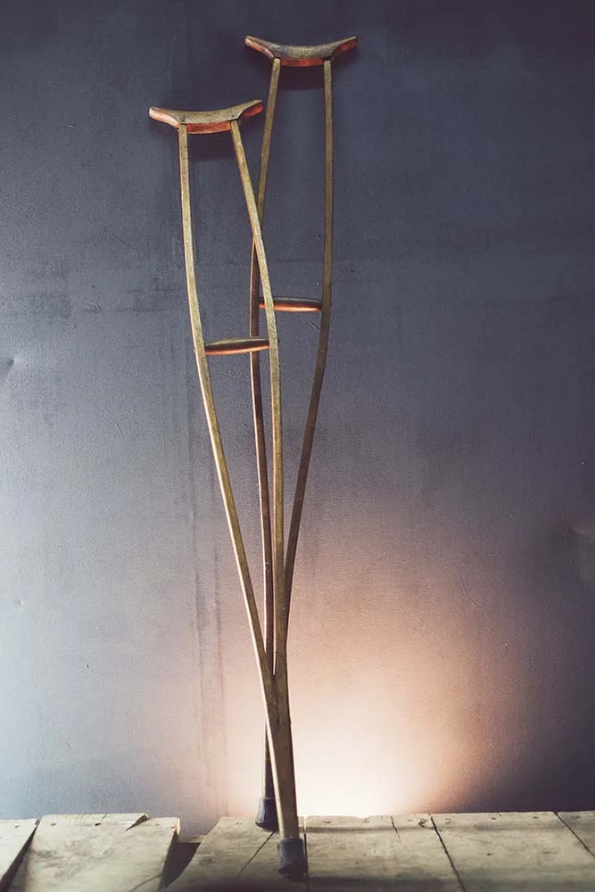 Antique Wooden Crutches