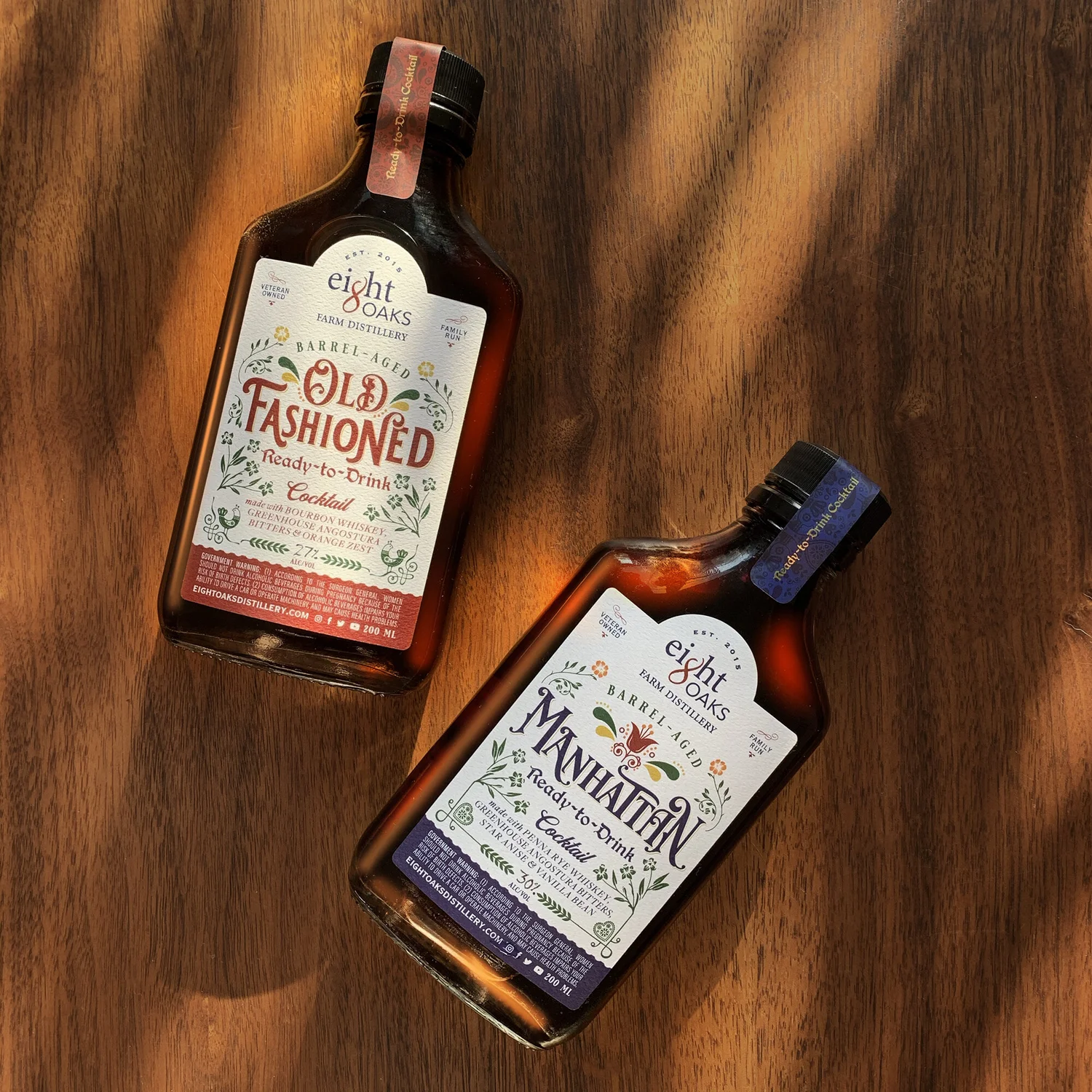 Eight Oaks Farm Distillery — Jess Glebe Design