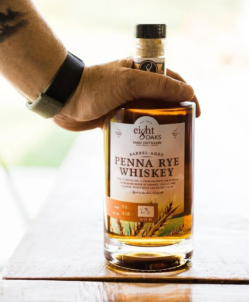 Eight Oaks Farm Distillery — Jess Glebe Design