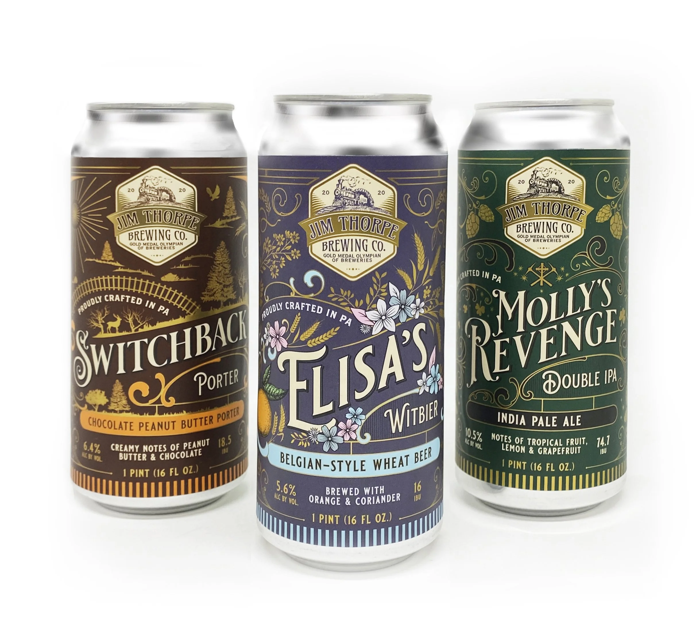 Jim Thorpe Brewing Co — Jess Glebe Design